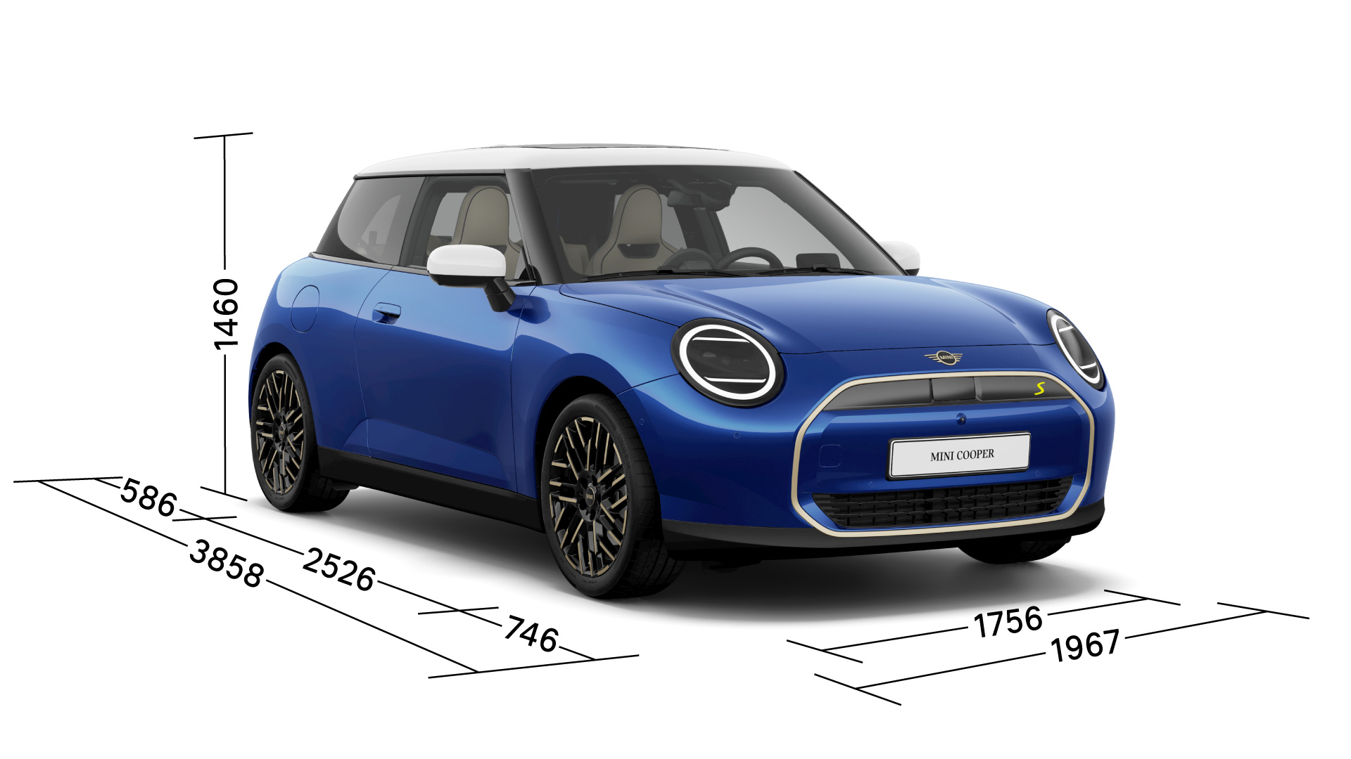 MINI Cooper Electric - Dimensions